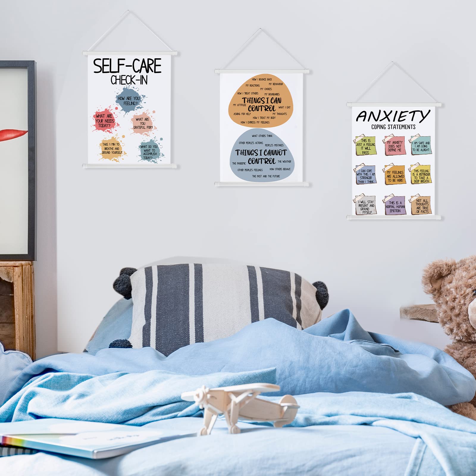 Snapklik.com : 3 Pcs Mental Health Posters Things I Can Control Therapy ...