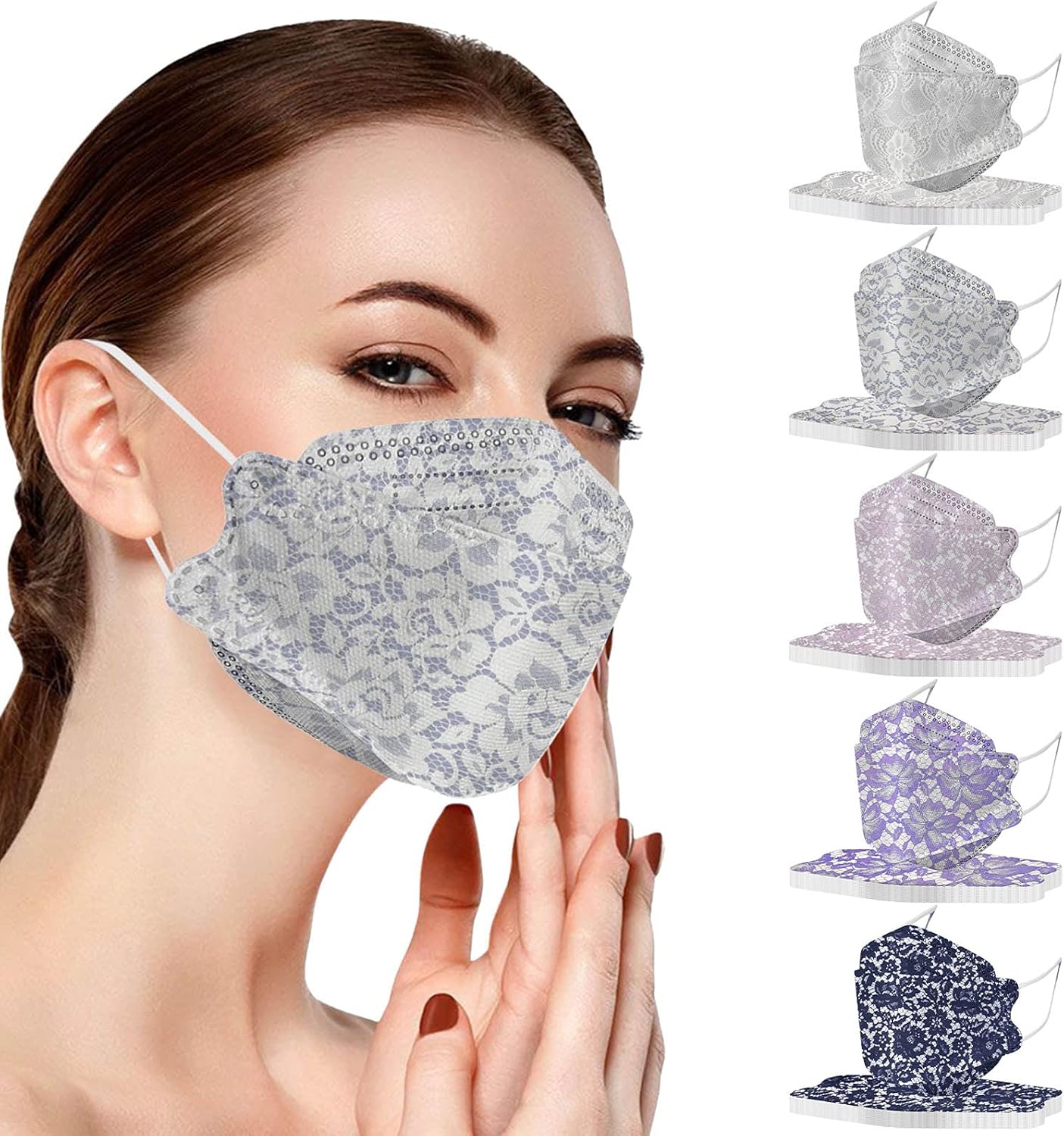 Amazon.com: HEALT 50 Pack Adults KF_94 Protective Face_Masks with 4D ...