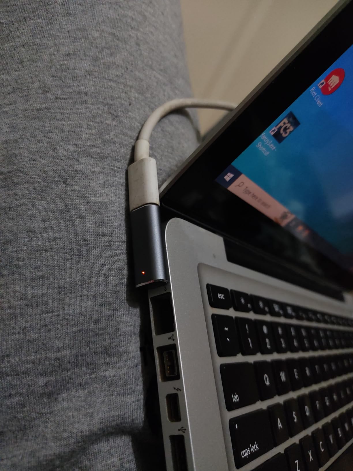 Magnetic L-Tip USB C Adapter Compatible with Magnetic 1 MacBook Pro Air ...