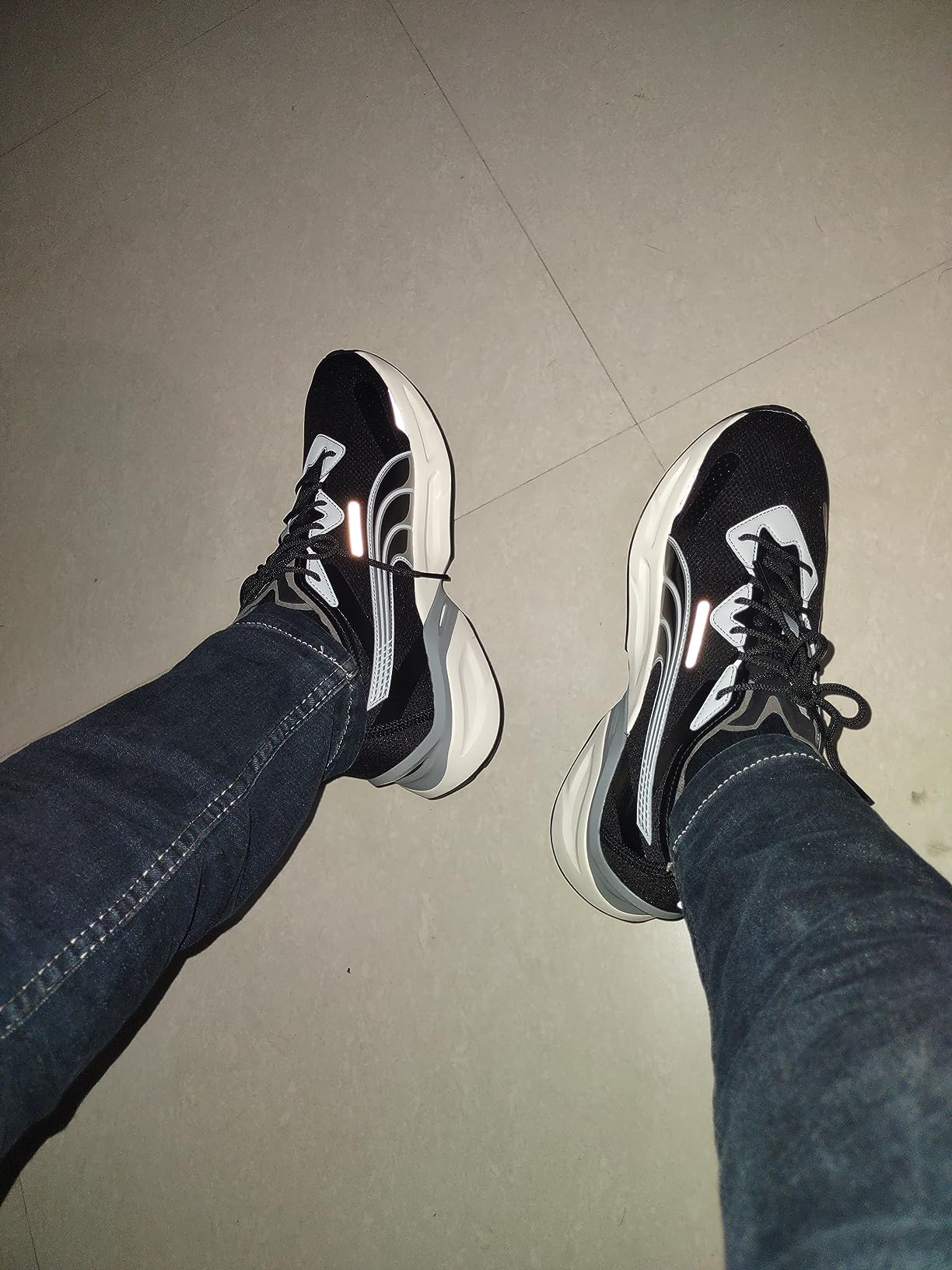 Buy Puma Unisex-Adult Pwrframe Aerogram Black-Silver Sneaker - 8 UK ...