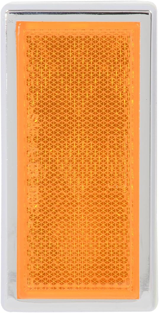 Amazon.com: GG Grand General 80851 Amber Rectangular Stick-On Reflector ...