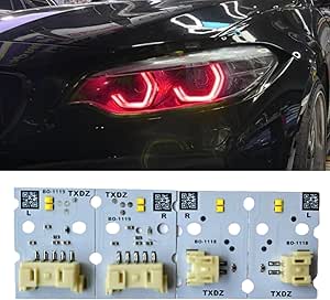 Amazon.com: Generic 2Pcs Red DRL Angel Eyes LED Boards Set Fit For 2018 ...
