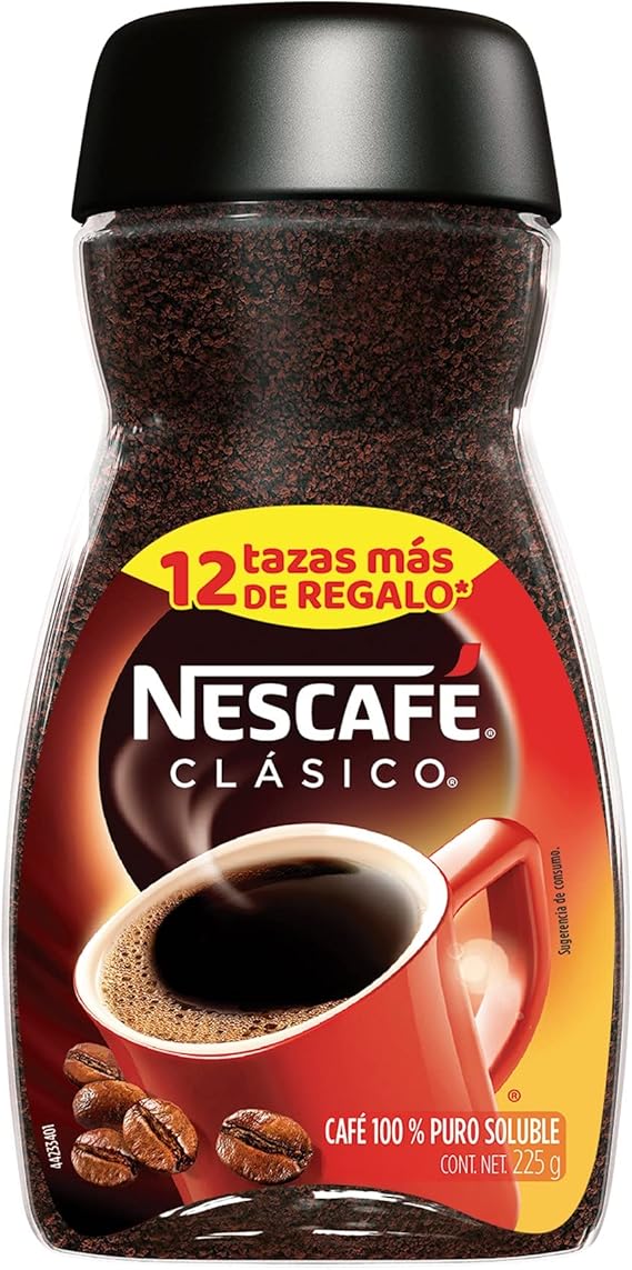 Café Soluble Nescafé Clásico 200g + 25g : Amazon.com.mx: Alimentos y ...