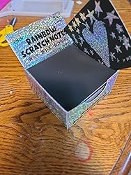 Amazon.com: ZMLM Rainbow Scratch Mini Art Notes - 125 Magic Scratch ...