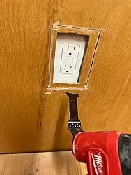 FastCap Electrical Trim Ring Cover for single outlets in white ...