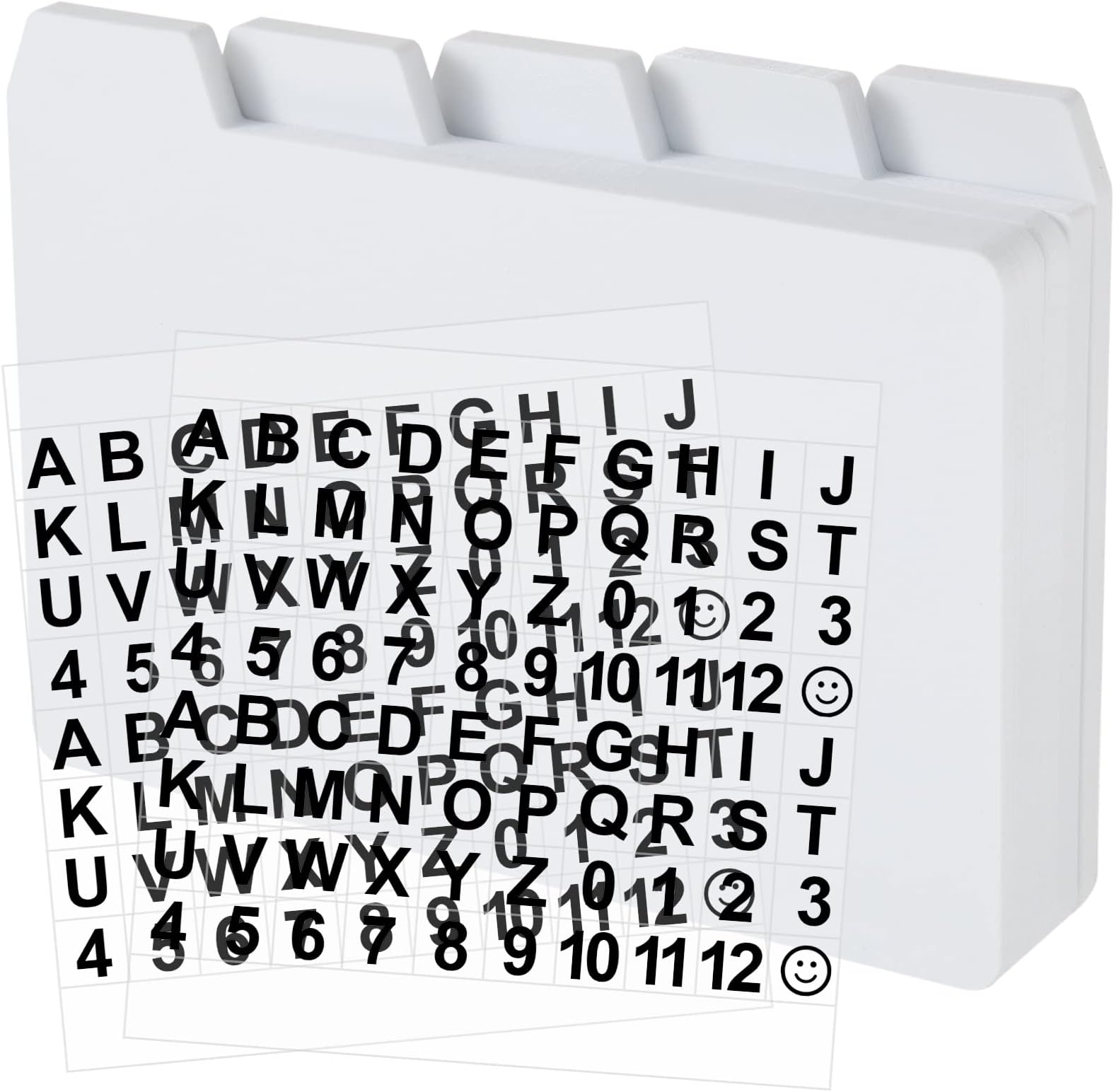 Amazon.com : Lewtemi 50 Pieces Index Card Dividers Index Card Guide Set ...