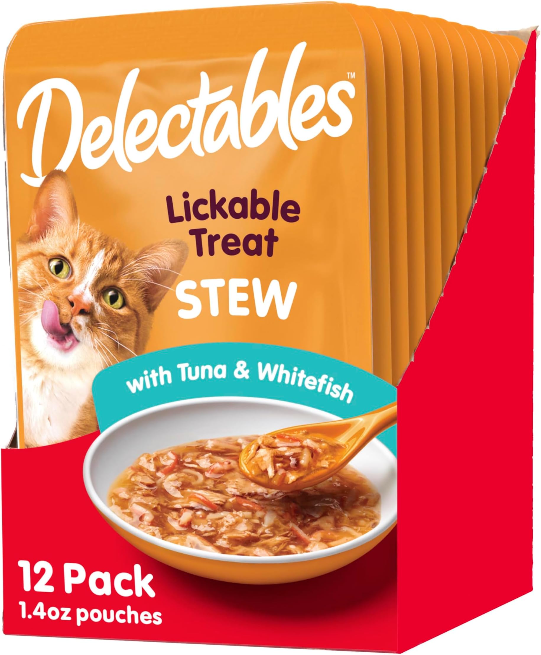 Amazon.com : Hartz Delectables Stew Lickable Wet Cat Treats for Adult ...