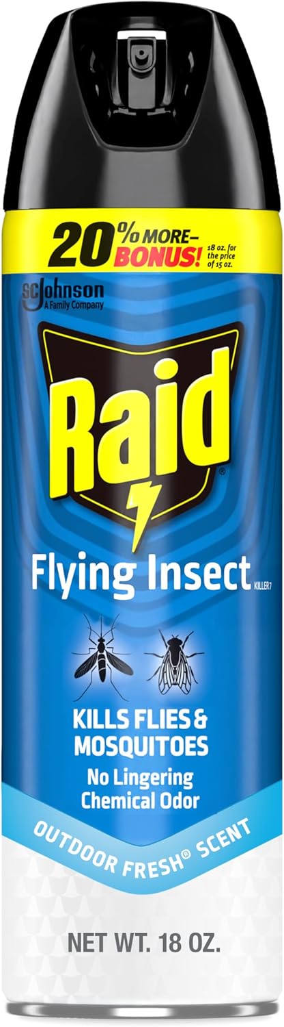 Brandclub - Raid Flying Insect Killer 7, Insecticide Spray with Outdoor ...