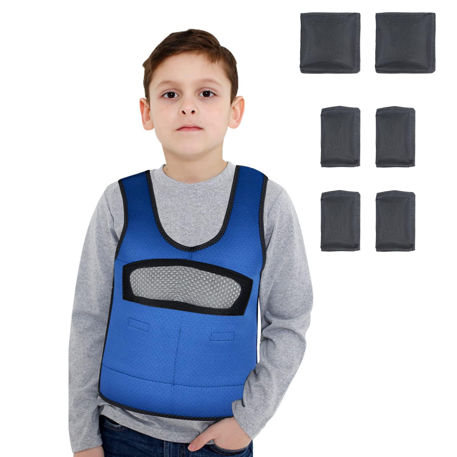 Amazon.com: Compression Vest for Kids (Large, Ages 10+) Weighted Vest ...