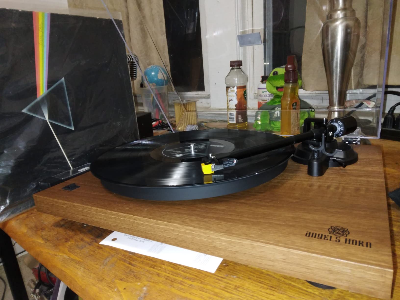 $33/mo - Finance ANGELS HORN Turntable, Vinyl Record Player, Bluetooth ...