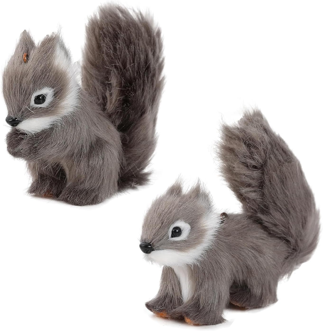 Amazon.com: Sets of 2 Squirrels Christmas Tree Hanging Ornament 4 inch ...