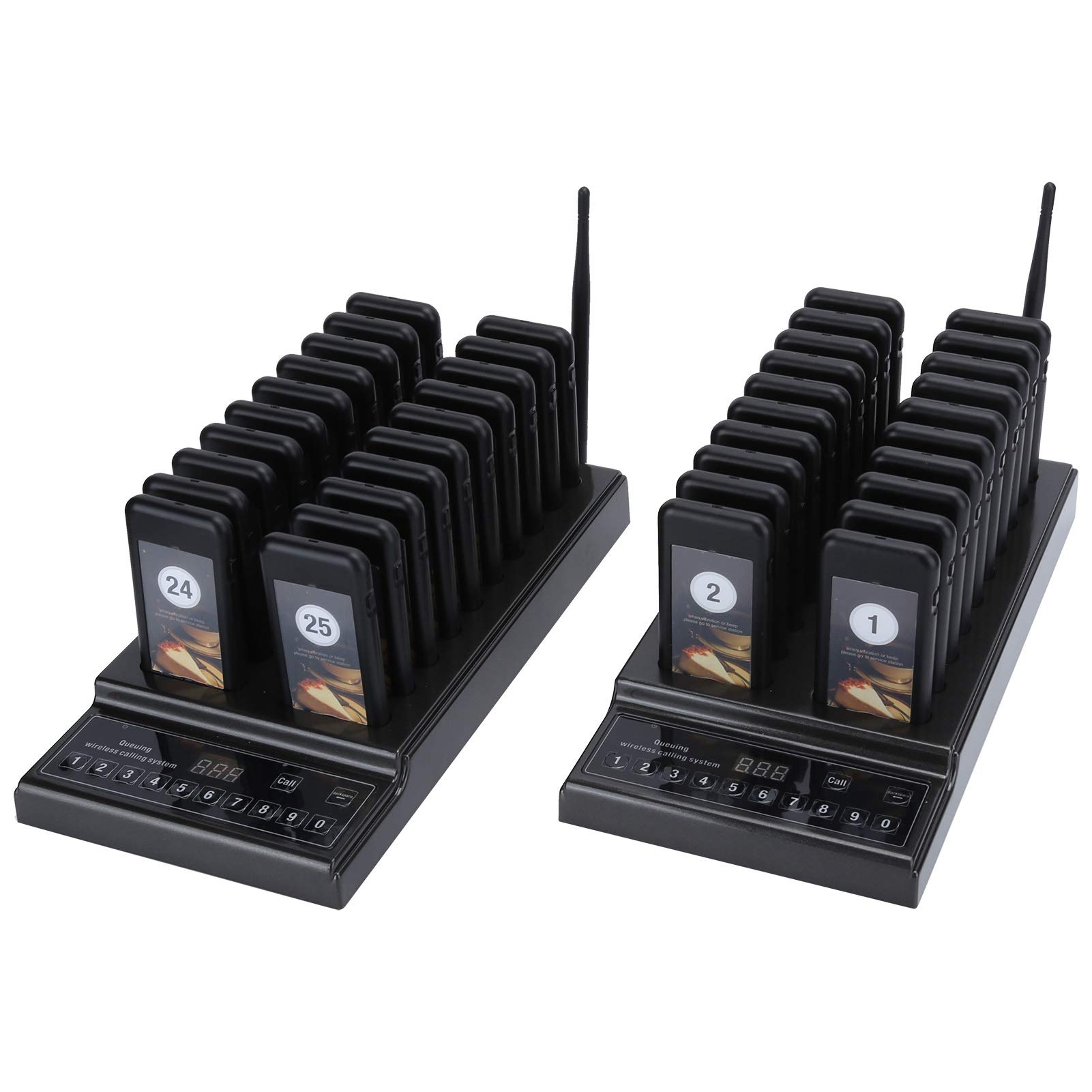 Restaurant Pager System, Rechargeable Restaurant Buzzer Pagers, Paging ...