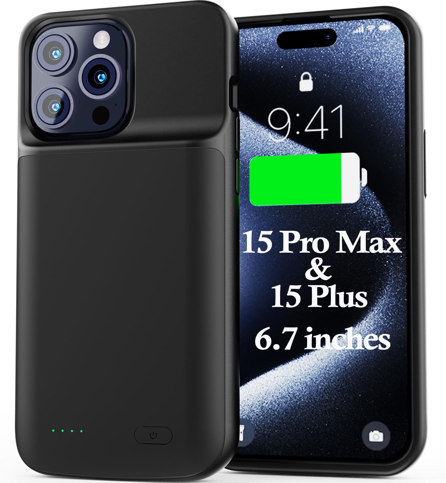 Amazon.com: BAHOND Battery Case for iPhone 15 Plus, 6000mAh ...