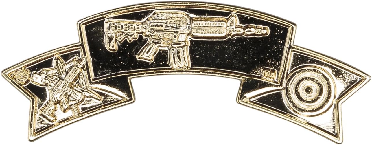 Amazon.com: Patrol Rifle Pin - Polished Gold : Sports & Outdoors