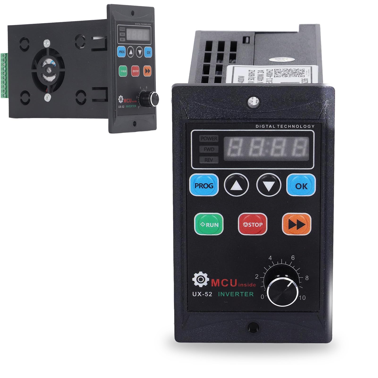 Amazon.com: Mini Variable Frequency Drive Controller, 176‑264V Input Single Phase to 0‑220V ...