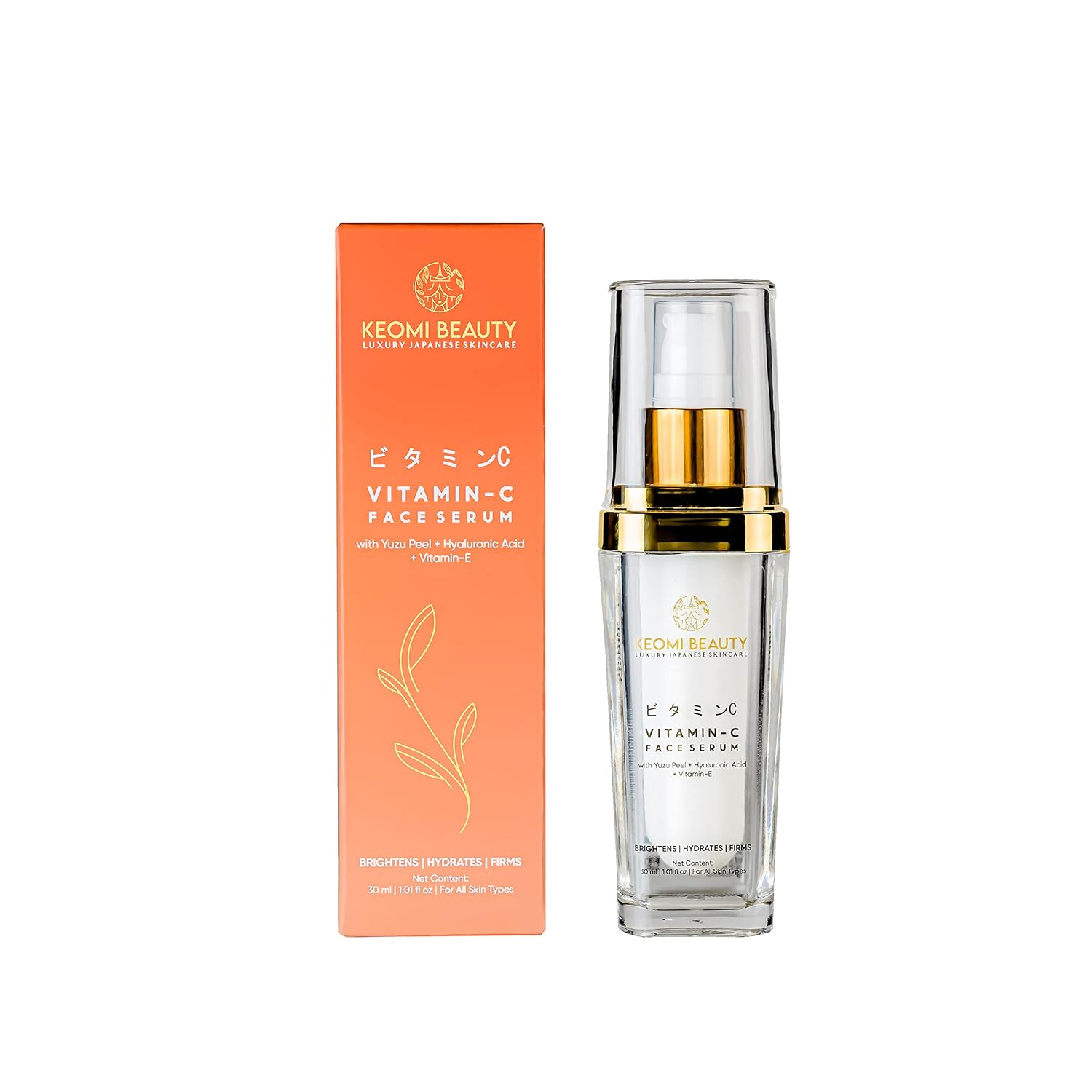 Keomi Beauty Vitamin-C Serum With Japanese Yuzu Peel Extract, Kakadu ...