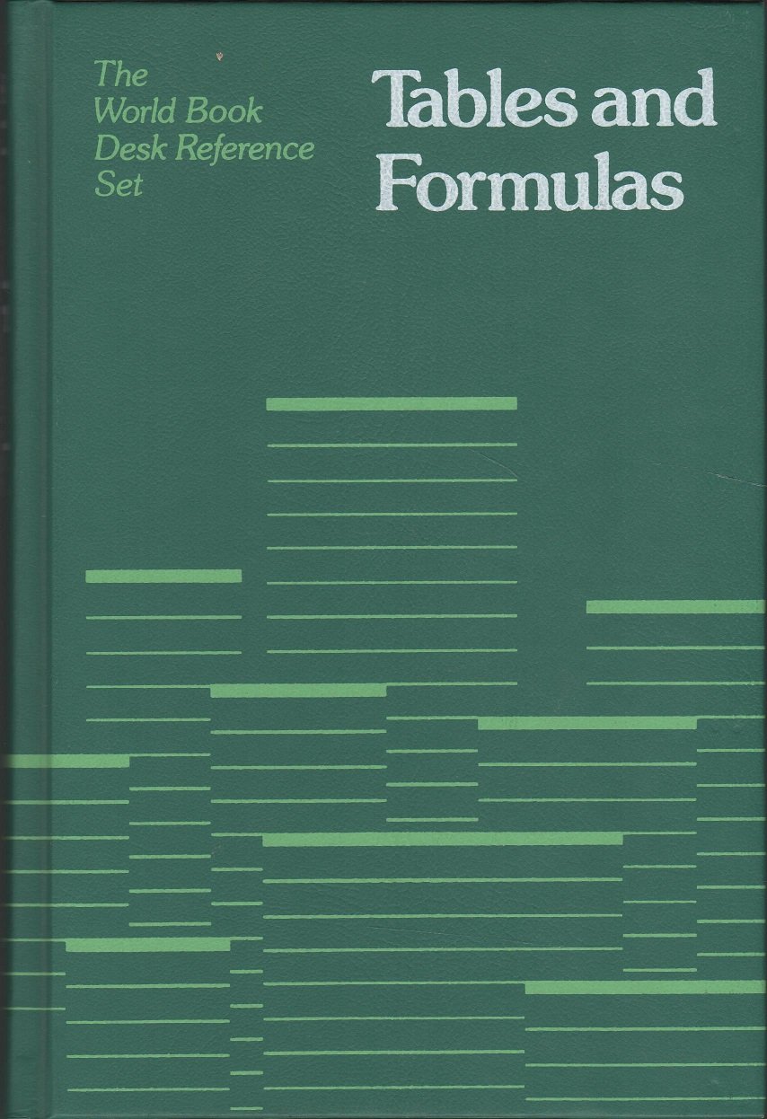 Tables and Formulas (The World book desk reference set) | Amazon.com.br