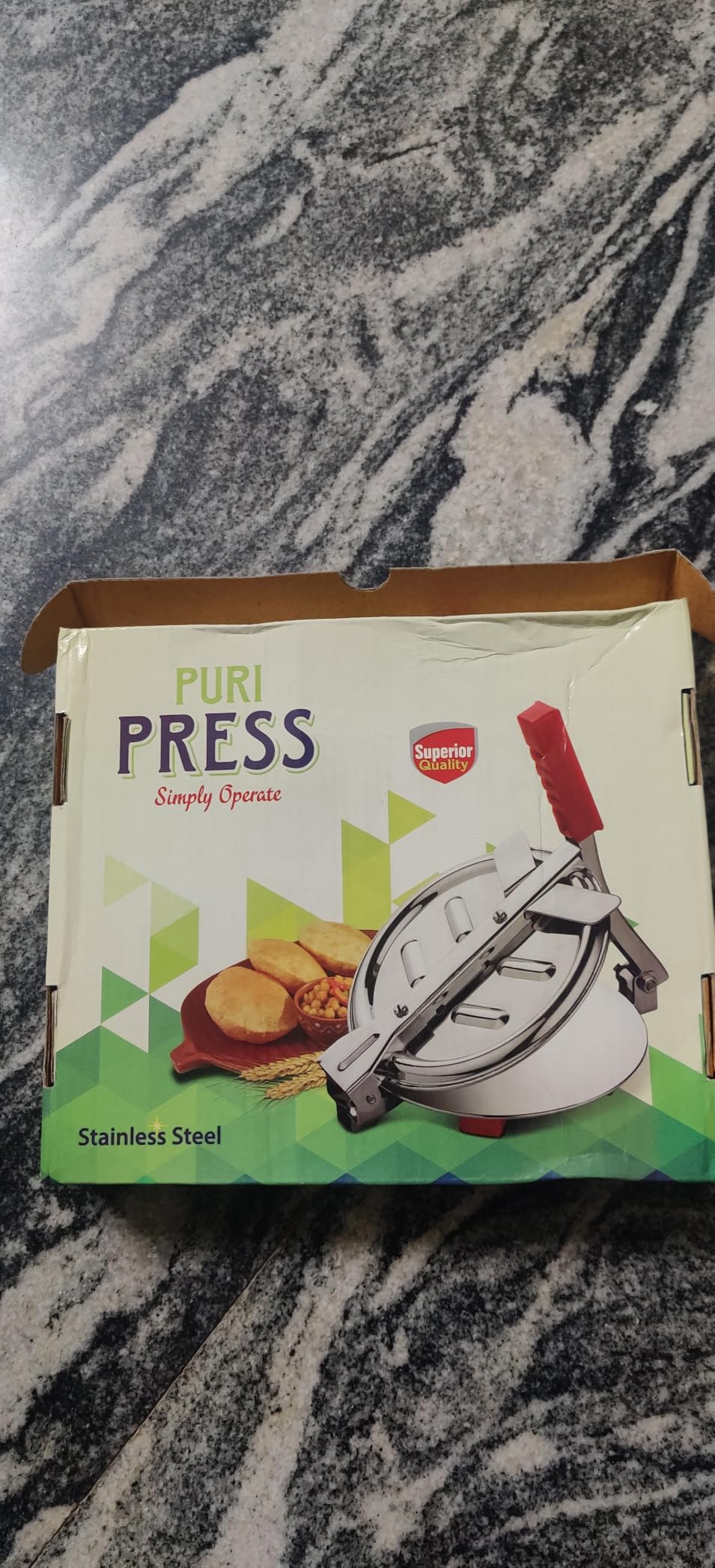 Alpenika Stainless Steel Puri Maker New Press Machine for Home and ...