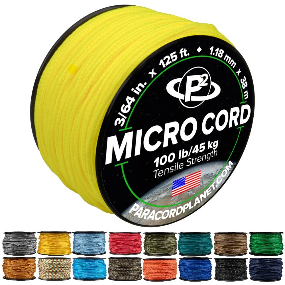 Amazon.com: Paracord Planet Micro Paracord – Thin Braided Cord for ...