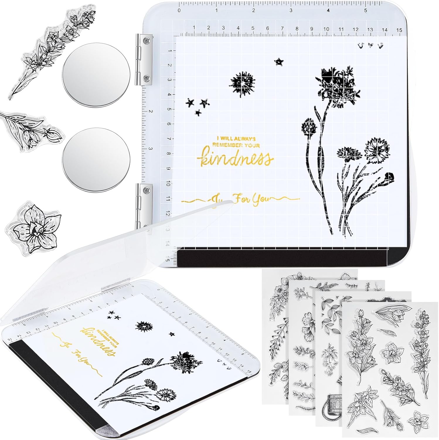 Amazon.com: Kanayu Stamp Platform Position Tool with Magnetic Base and ...