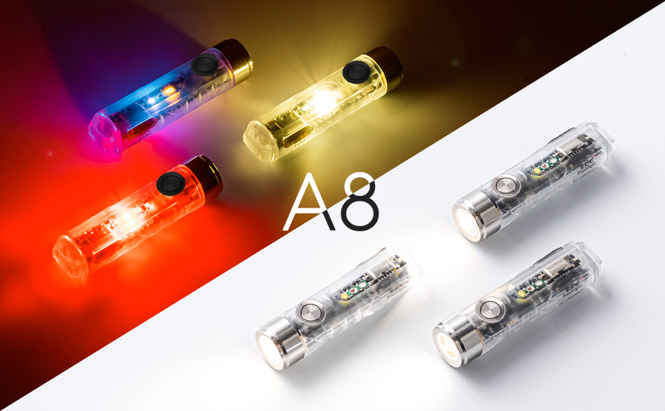 Watch RovyVon A8 - 4th Generation Metal Button Flashlight on Amazon Live