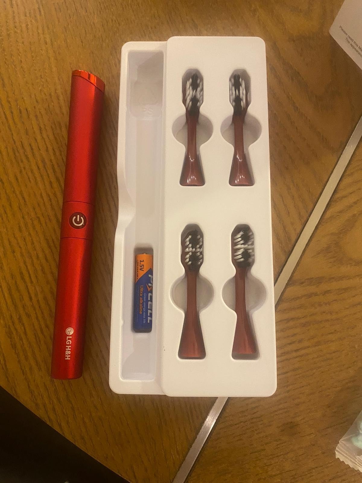 Reach Dual Sonic Electric Toothbrush, 1 Handle 4 Toothbrush Heads, 2 ...