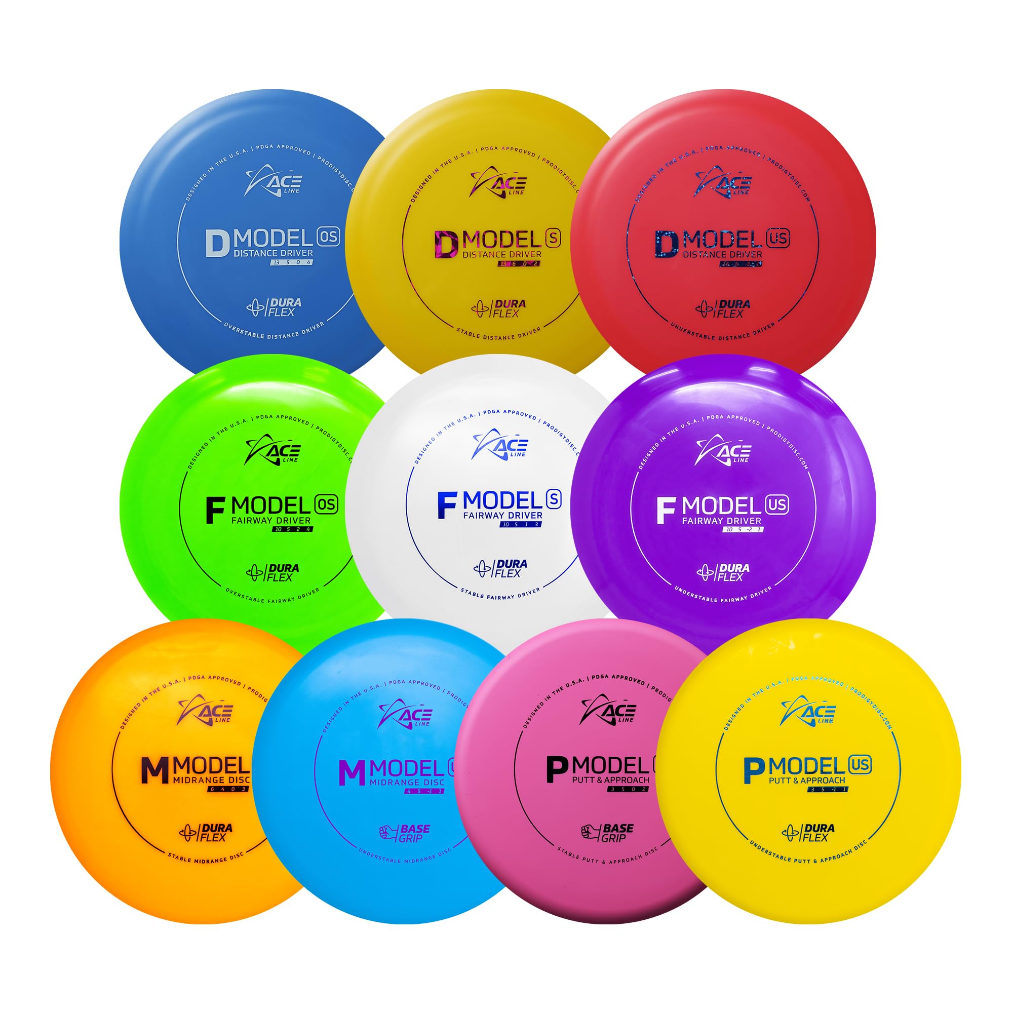 Amazon.com: Prodigy Disc 10-Pack Disc Golf Starter Set | Premium Disc ...
