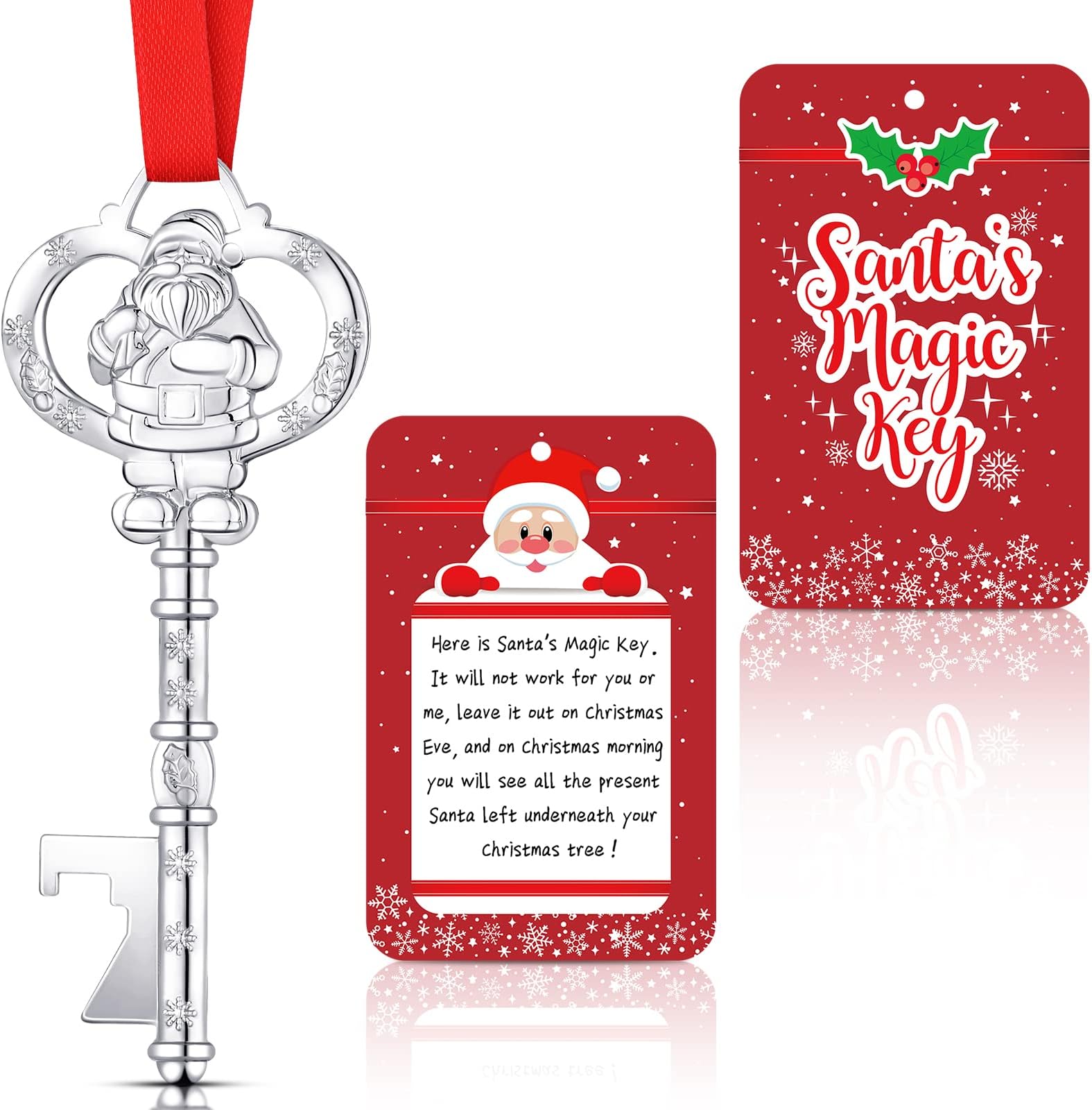 Amazon.com: Ganz A Key for Santa Ornament Zinc Set : Home & Kitchen