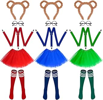 Amazon.com: Yolyoo 15Pcs Chipmunks Costumes Set with Chipmunk Ears ...