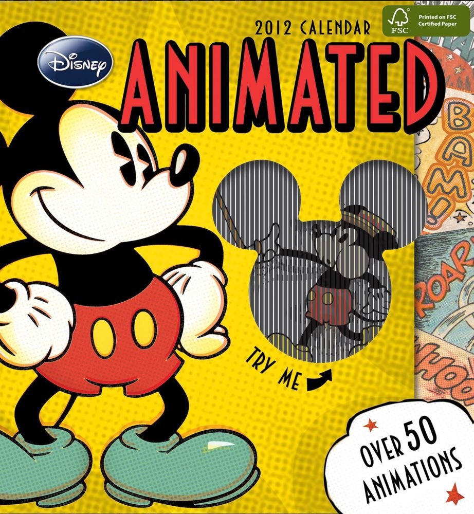 Buy Disney Animated: 2012 Weekly AniMotion Calendar Book Online at Low ...