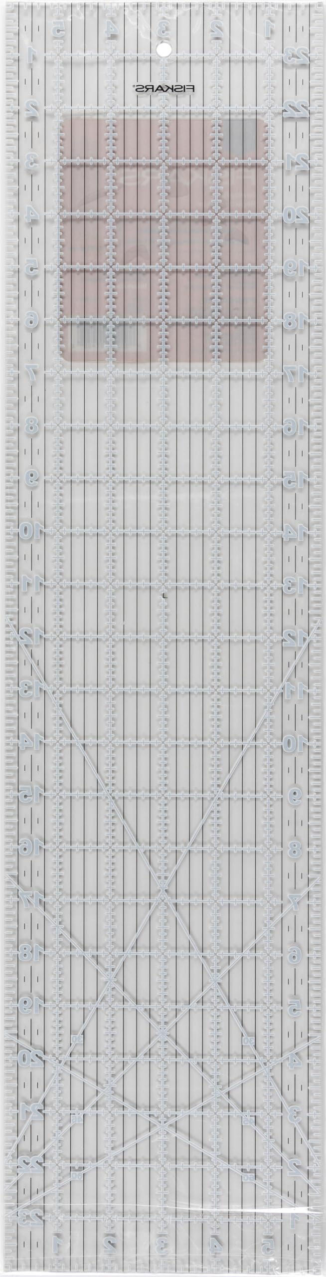 Snapklik.com : Fiskars Sewing Ruler, 6" X 24" Acrylic Ruler