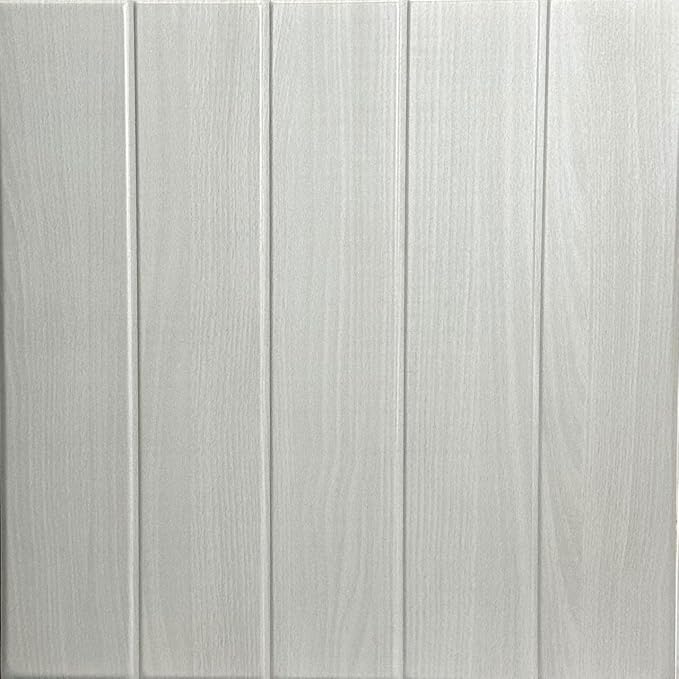 À LA MAISON CEILINGS R104 Bead Board Foam Glue-up Ceiling Tile (128 sq ...