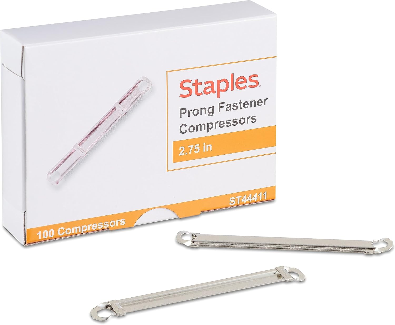 Amazon.com : Staples Prong Fastener Compressors, 2.75-Inch W, Silver ...