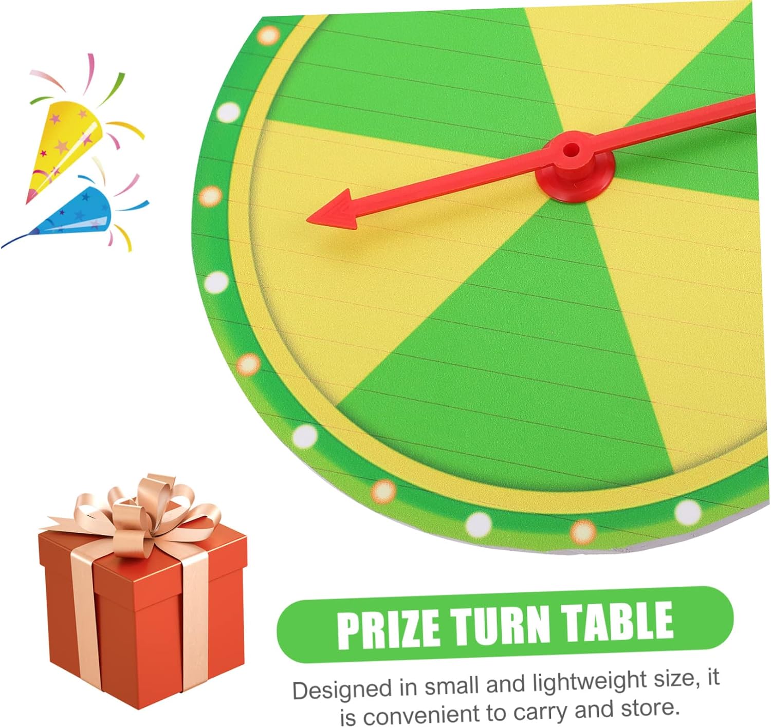 NOLITOY 5 Pcs Lucky Draw Wheel Desktop Toys Slug Toys Bop It Toy Prize ...