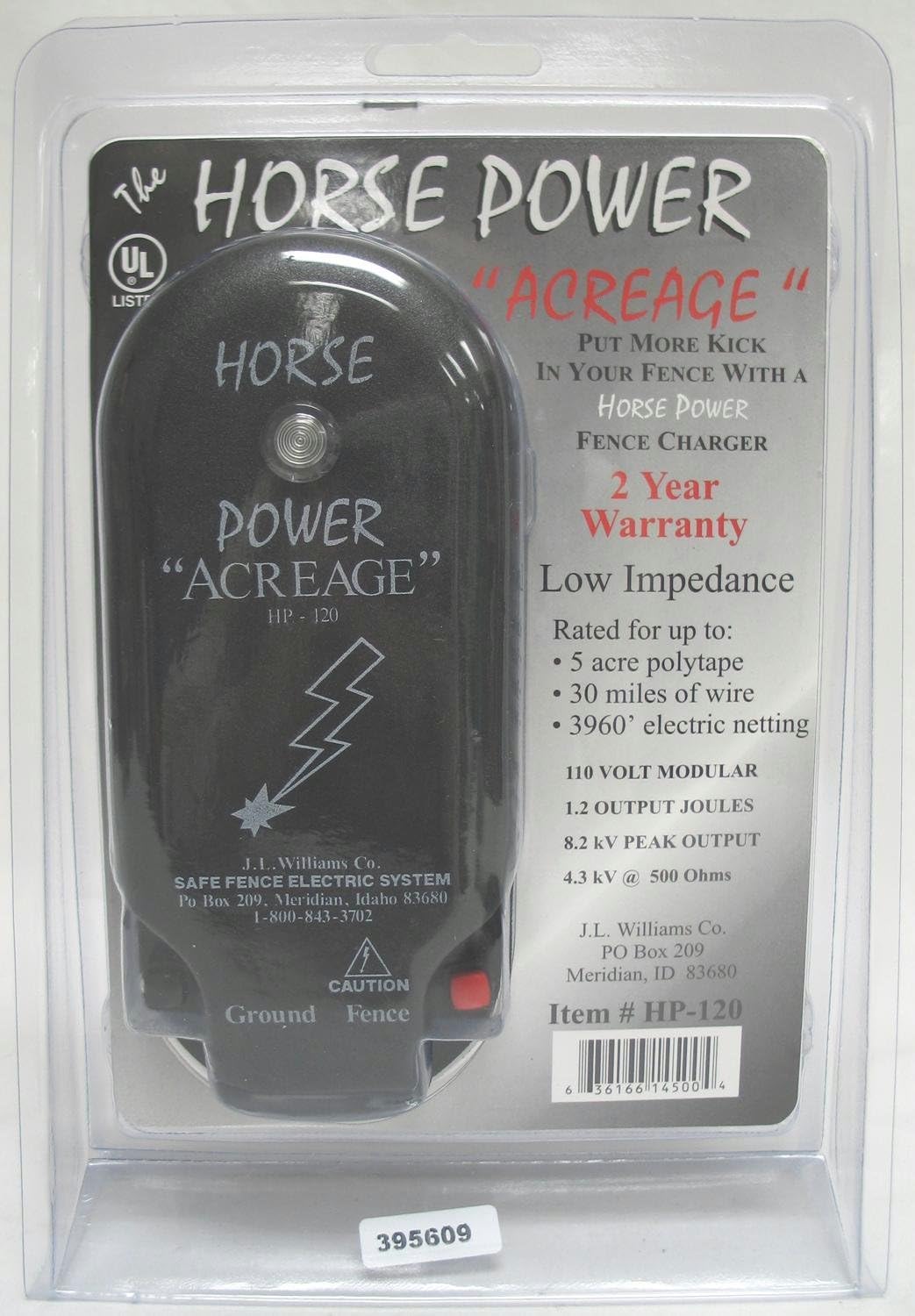 Amazon.com: Powerfields 1.2 Joules AC/DC Acreage Fence Charger : Patio ...