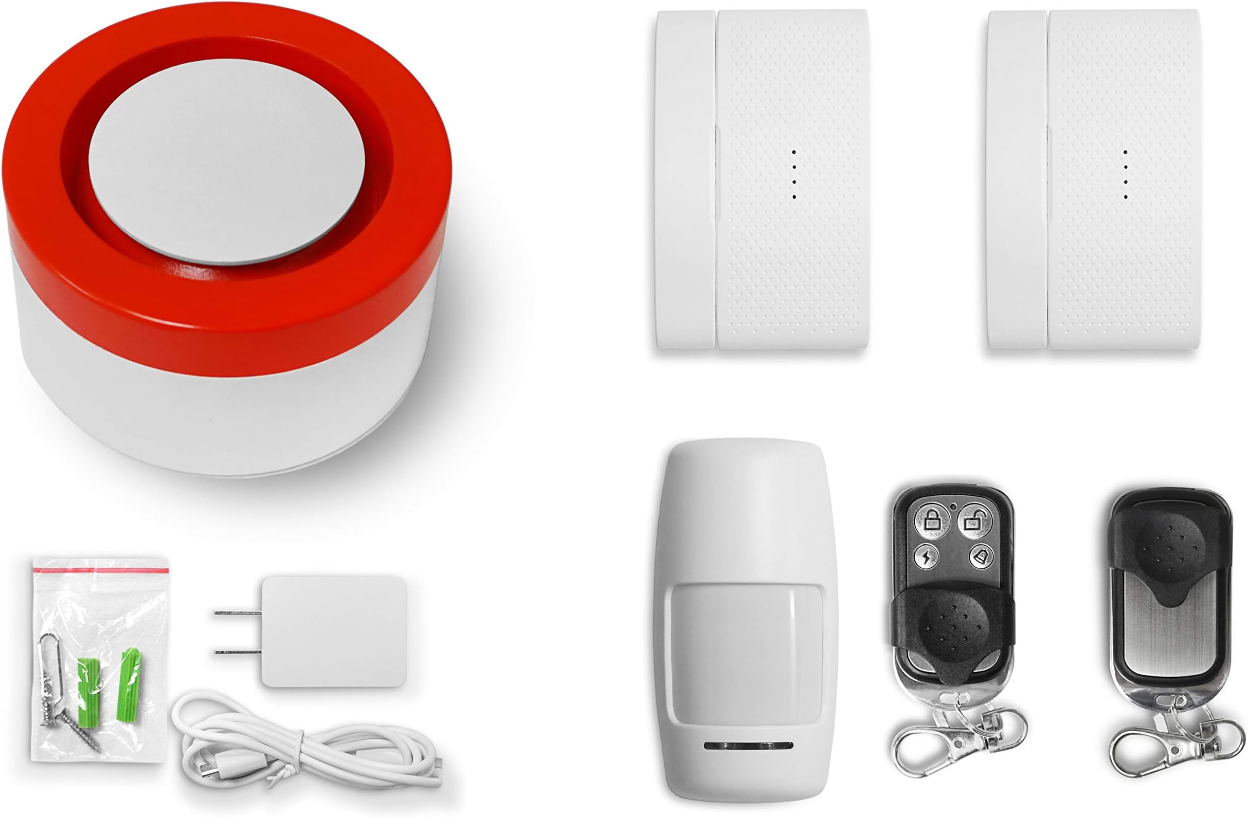 Amazon.com : Wireless Alarm System for Home Security Expandable - 6 ...