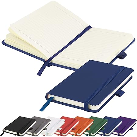 A6 Notebook New Small Pocket Hardback Lined Journal Notepad Note Book ...