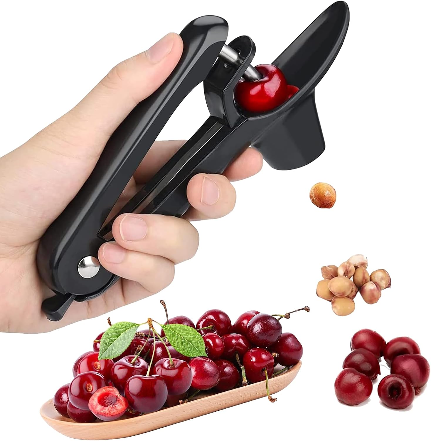 Amazon.com: Cherry Pitter Tool, Heavy-Duty Stainless Steel Olive and ...