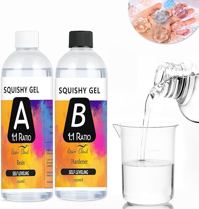 Amazon.com: Liquid Silicone for Squishy Maker, Super Soft Silicone ...