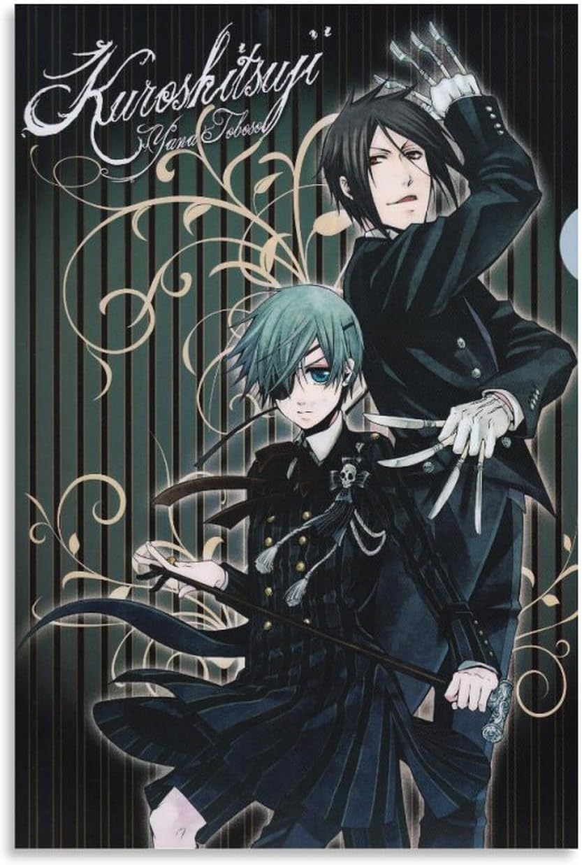 Amazon.com: Ydqkxm Black Butler Anime Posters TV Animation Game Cool ...