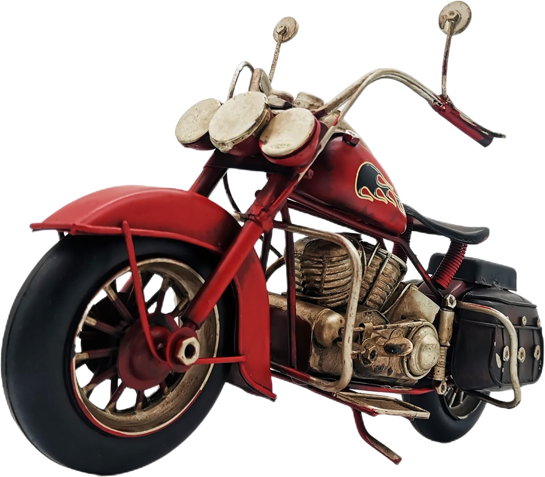 Amazon.com: VANLAXY Collectible Vehicles Vintage Motorcycle Model ...