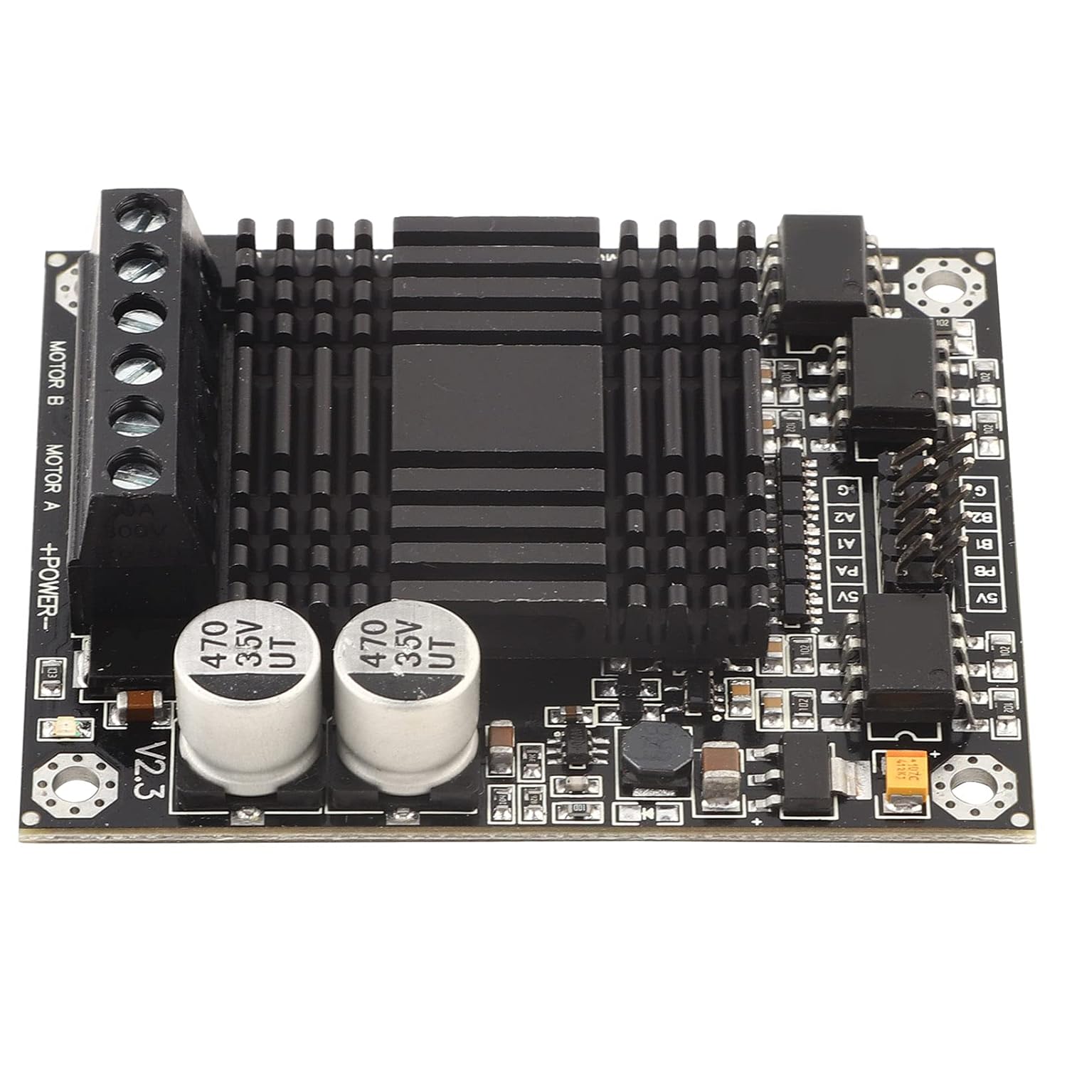 60A High-Power H-Bridge Motor Driver Module for Robot Competition in ...
