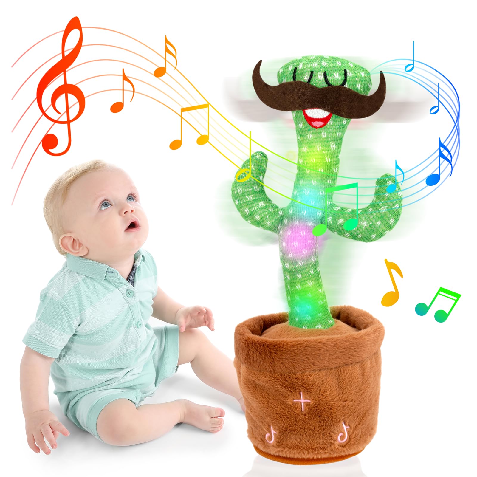 Amazon.com: Homily Dancing Cactus Toy, Talking Cactus Toys, Gift for ...