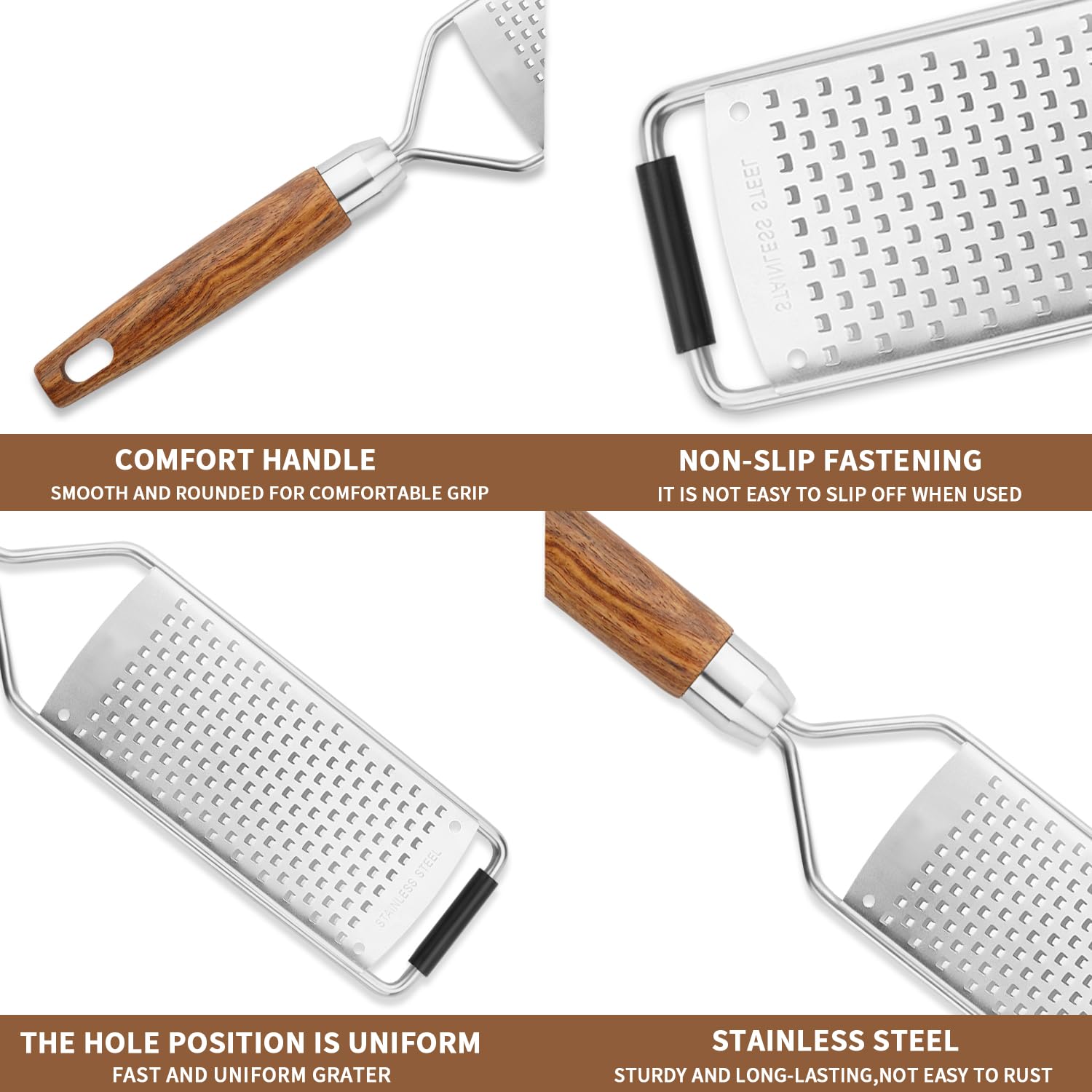 Snapklik.com : AGIgear Professional Cheese Grater Stainless Steel,Multi ...