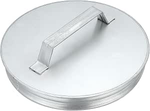 PATIKIL 10 Inch Metal Tee Cap with Handle, Galvanized Steel Duct End ...