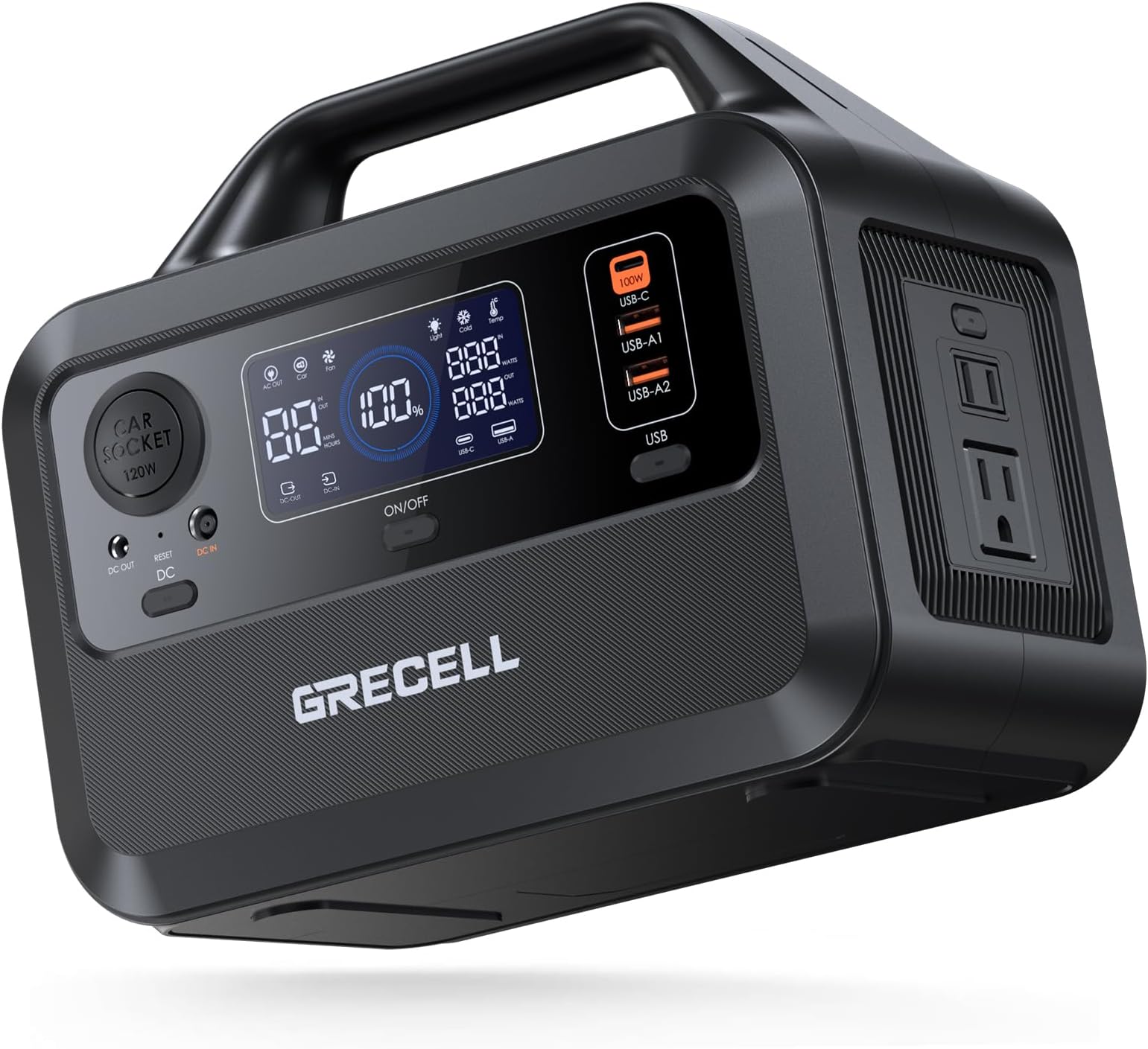 Amazon.com: GRECELL Portable Power Station 300W, 230Wh LiFePO4 (LFP ...