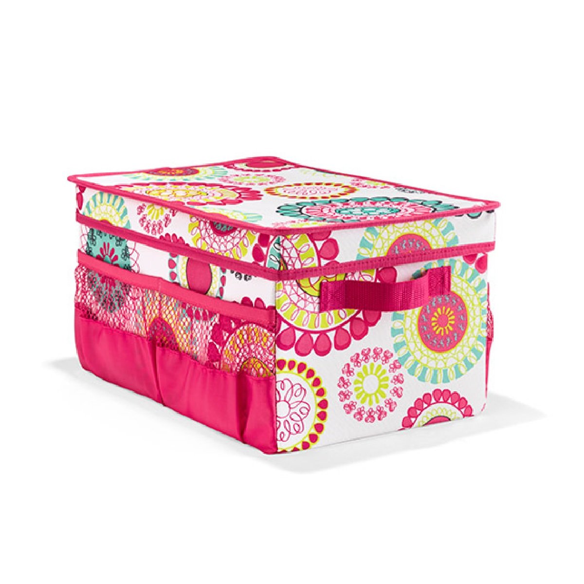 Thirty One Flip-Top Organizing Bin in Citrus Medallion - 4356 : Amazon.in