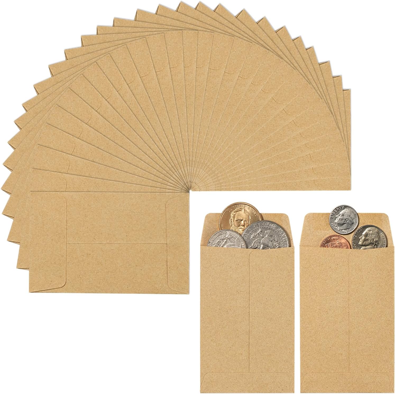 Amazon.com : Tunnkit - Self-Adhesive Kraft Seed Envelopes 270 Pack ...