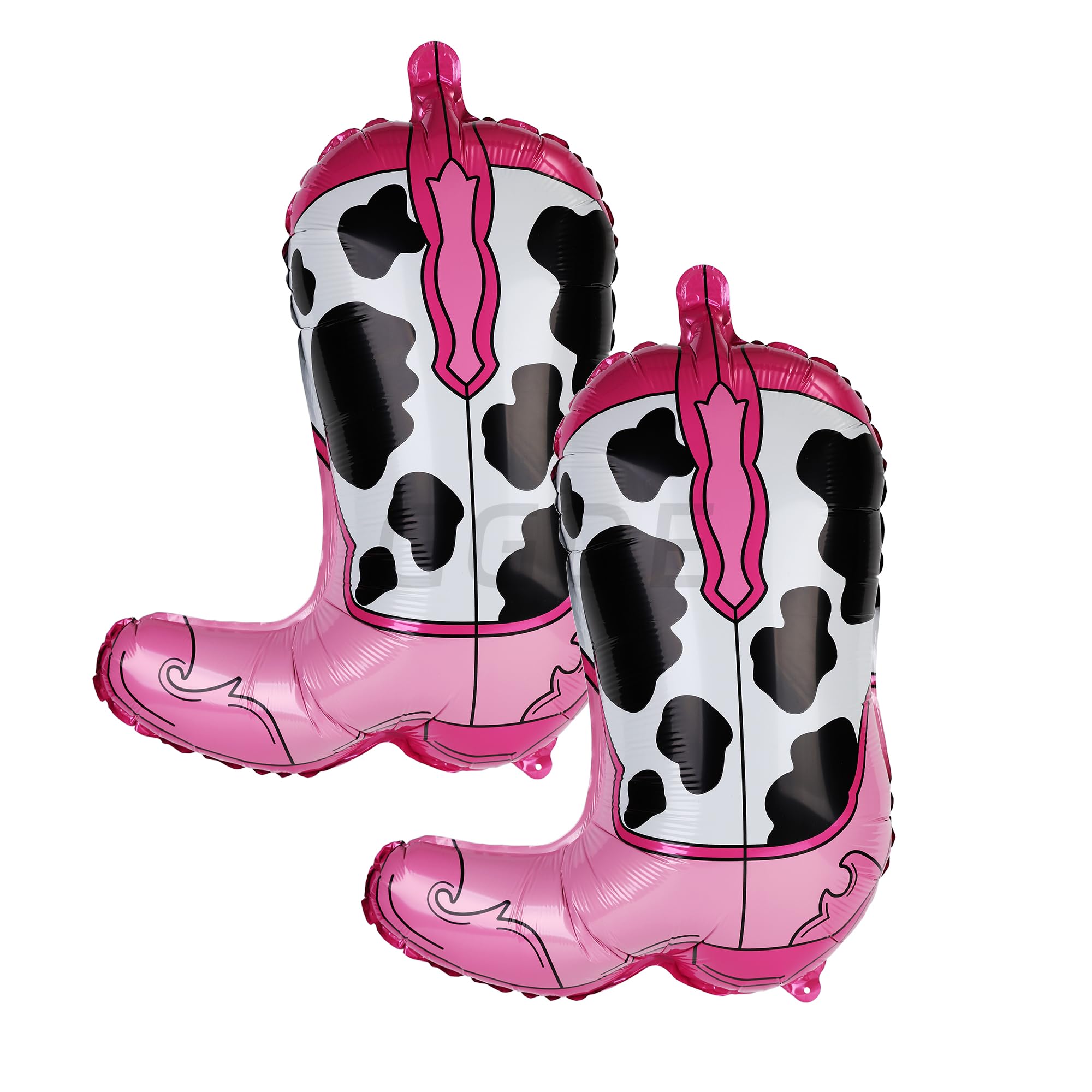Amazon.com: 2 Pcs Cowgirl Boot Balloons Cow Print Western Cowgirl Party ...