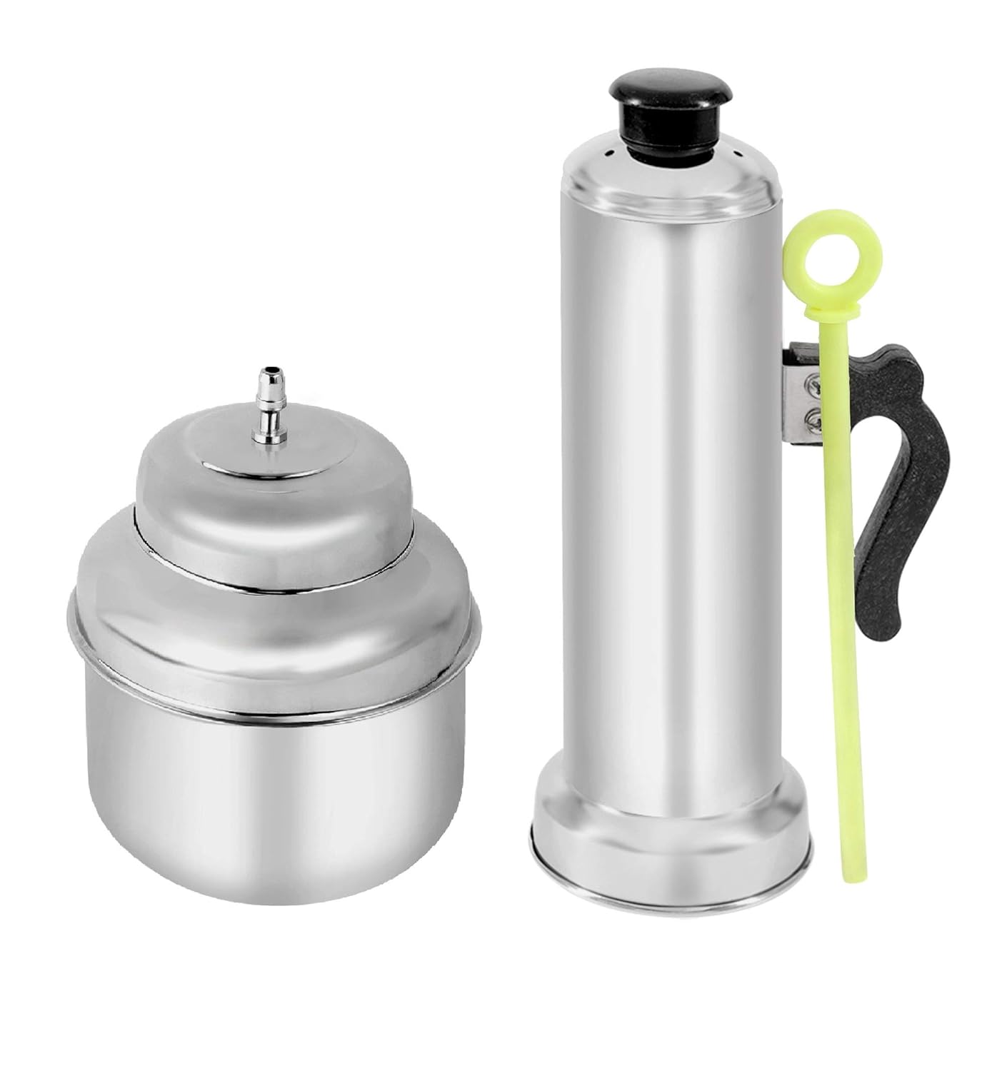SOWBAGHYA Stainless Steel Puttu Maker and Mini Boiler Set- Silver ...